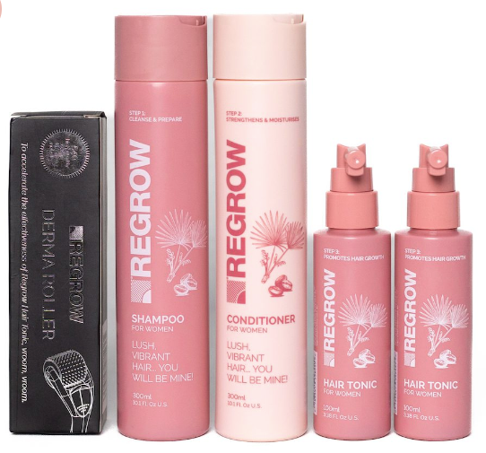 Women's Extra Tonic 3 Month Hair Growth Starter Pack - FREE Derma Roller